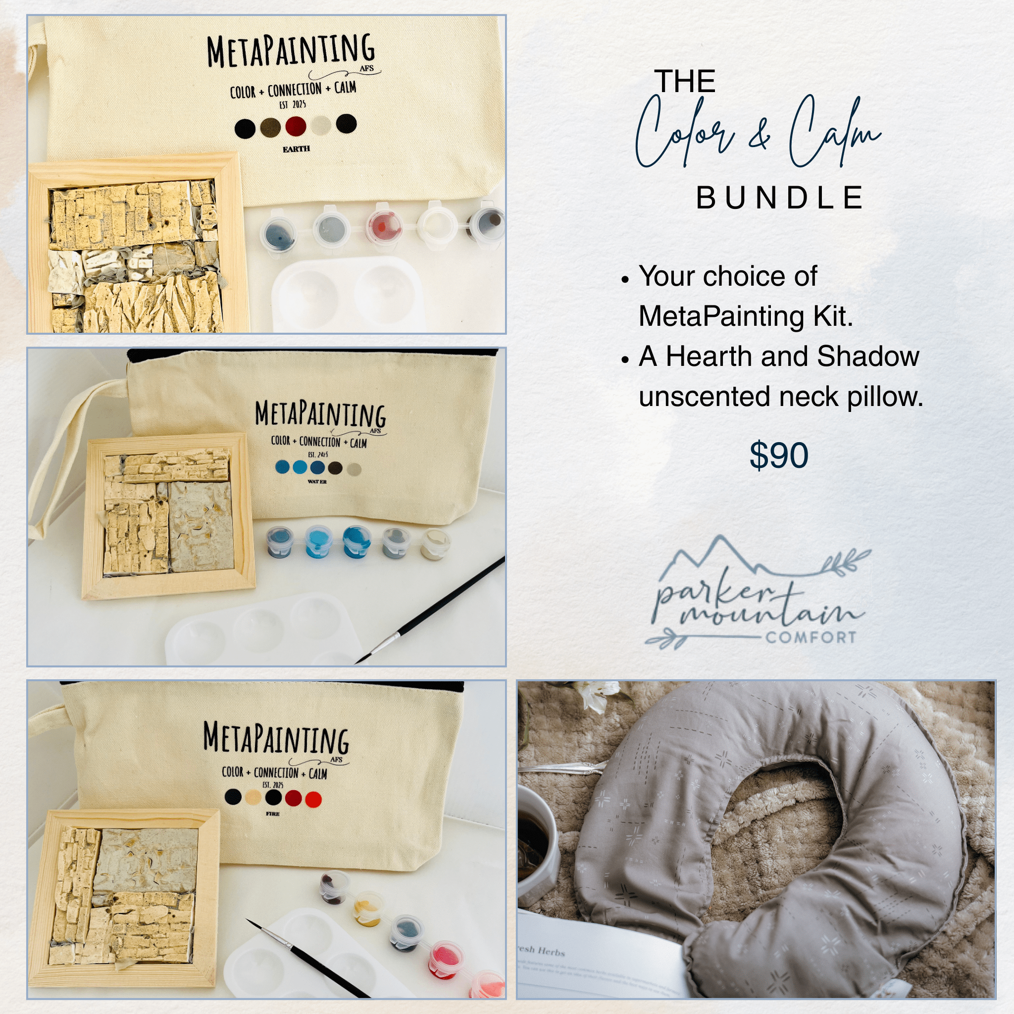 Color and Calm – Parker Mountain Comfort Wraps