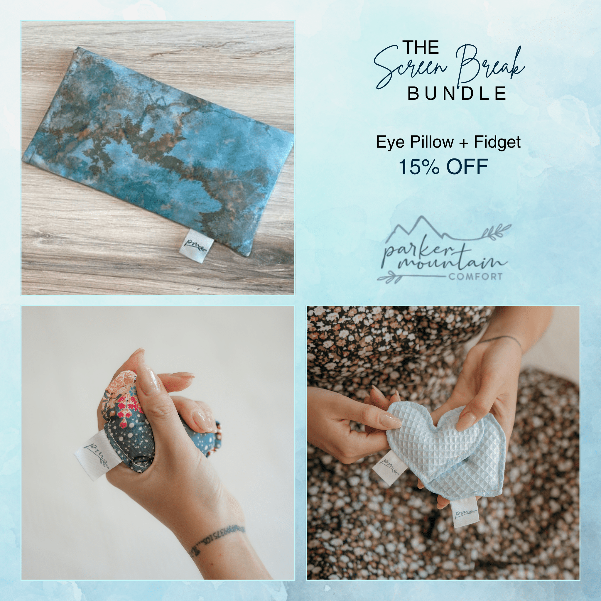 Screen Break Bundle – Parker Mountain Comfort Wraps