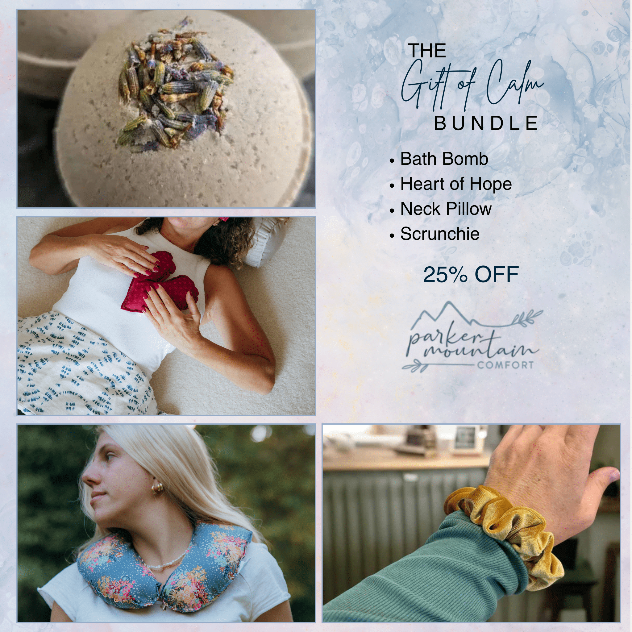 The Gift of Calm Bundle – Parker Mountain Comfort Wraps